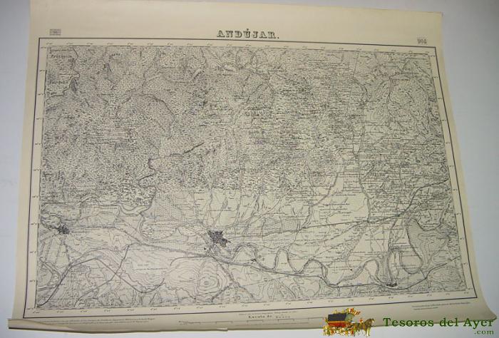 TesorosDelAyer.com · PAPEL ANTIGUO · PLANOS, MAPAS · ANTIGUO PLANO DE ...