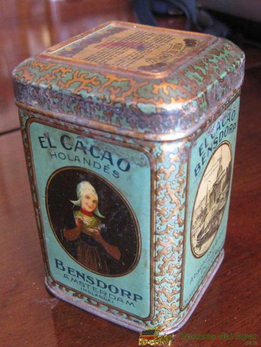 TesorosDelAyer.com · Old Antique Vintage Tin Box · Old tins boxes