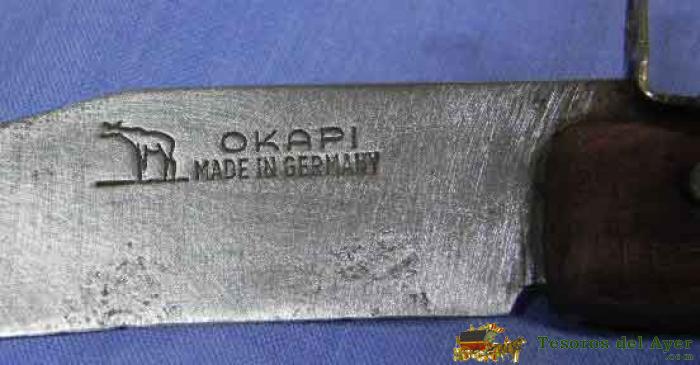 TesorosDelAyer.com · ANTIQUES · OLD KNIVES · OLD BRAND KNIFE OKAPI ...
